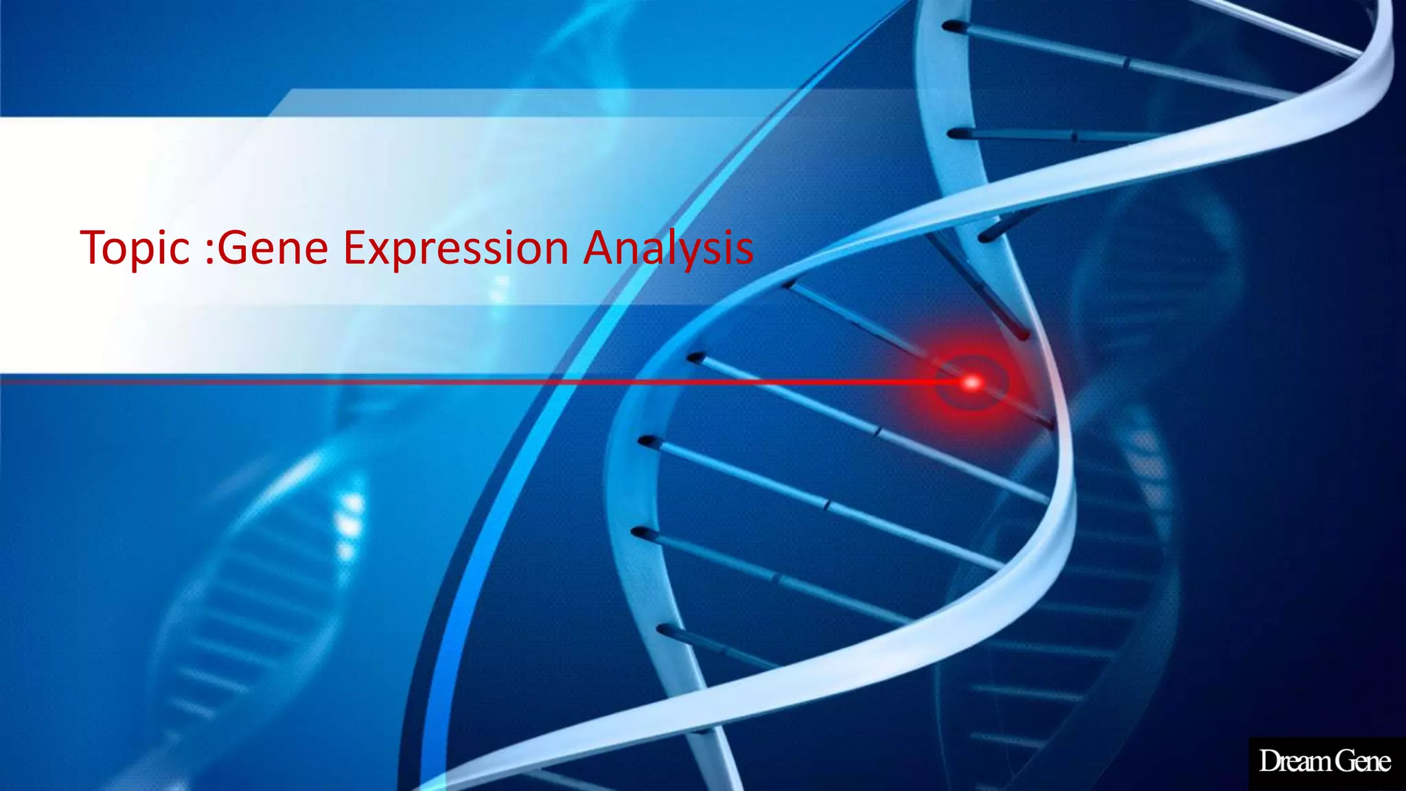 Gene Expression Analysis Pptx 1393