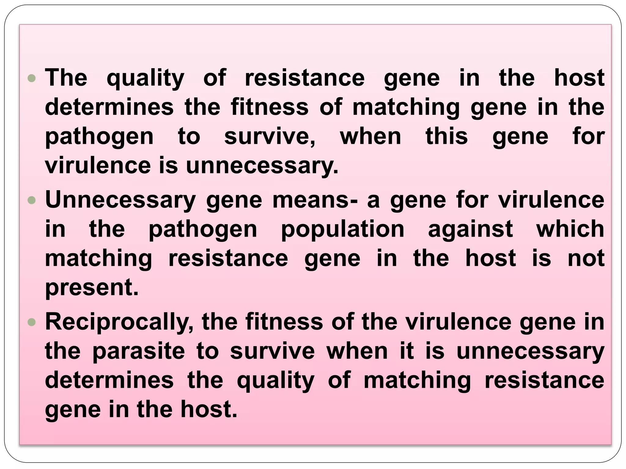 Gene for-gene hypothesis & its validty in the present scenario | PPTX