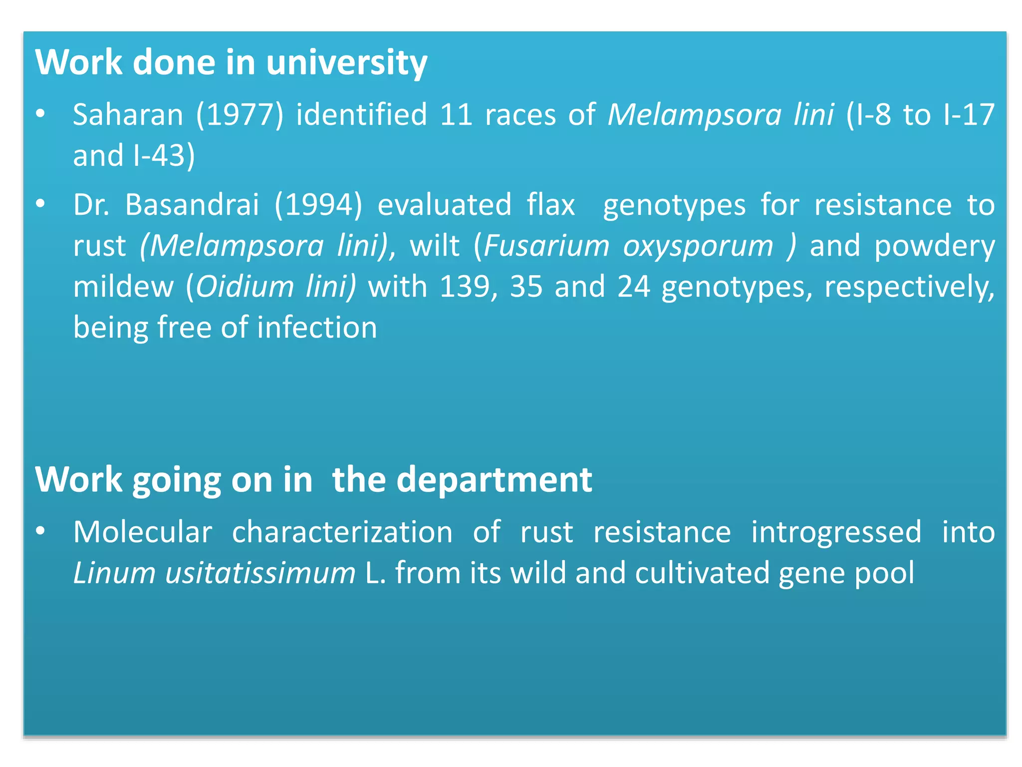 Gene for-gene hypothesis & its validty in the present scenario | PPTX
