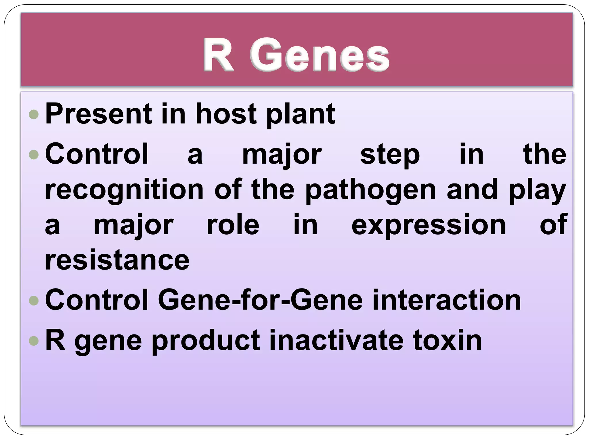 Gene for-gene hypothesis & its validty in the present scenario | PPTX