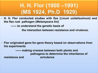 Gene for-gene hypothesis & its validty in the present scenario | PPTX