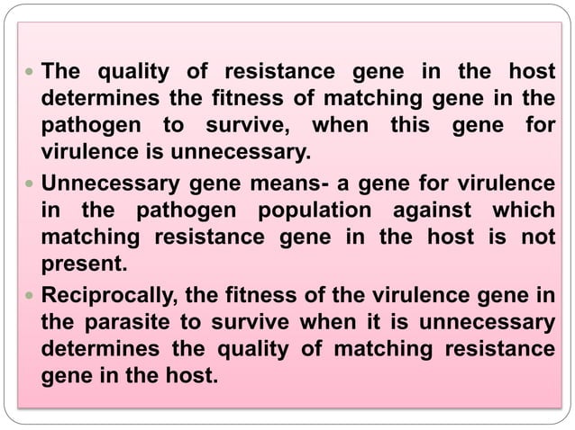 Gene for-gene hypothesis & its validty in the present scenario | PPTX ...