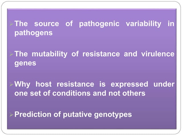 Gene for-gene hypothesis & its validty in the present scenario | PPTX ...