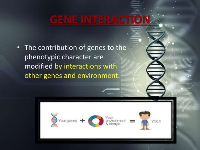 Gene interaction and diseases | PPTX | Genetics | Science