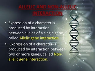 Gene interaction and diseases | PPTX | Genetics | Science