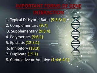 Gene interaction and diseases | PPTX | Genetics | Science