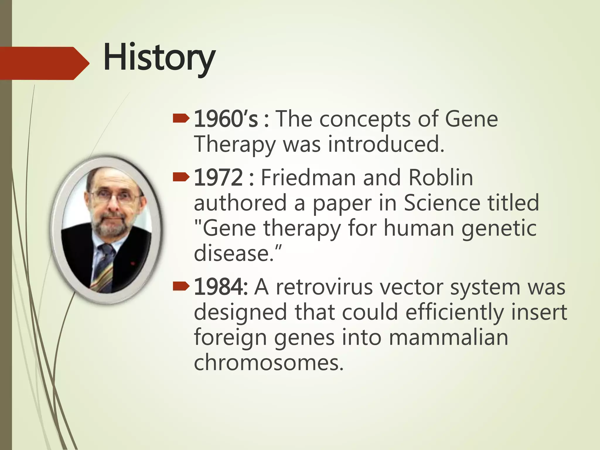 Gene therapy | PPTX