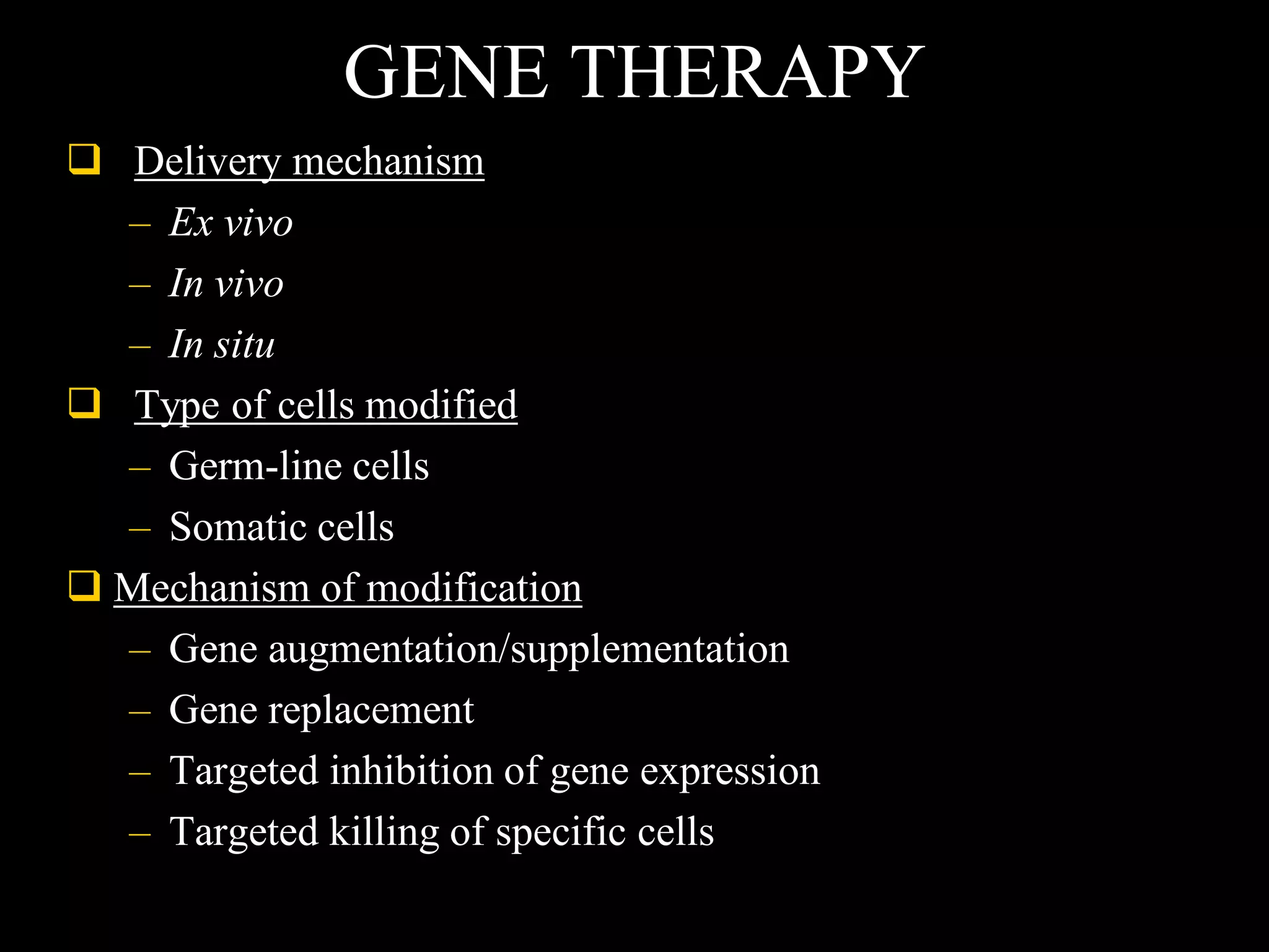 Gene therapy introduction | PDF