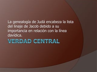 Genealogía de Judá | PPTX
