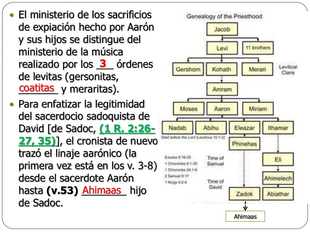Genealogía de los hijos de jacob ciudades levitas