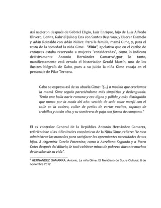 Gabriel Eligio García Márquez el Telegrafista. | PDF