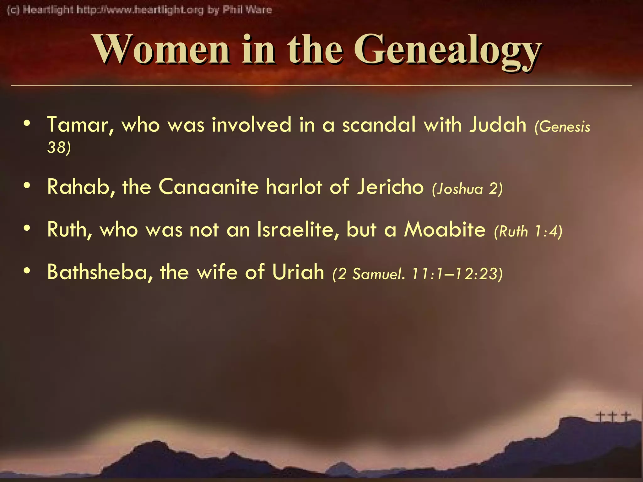 Genealogy Of Christ | PPT