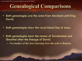 Genealogy Of Christ | PPT