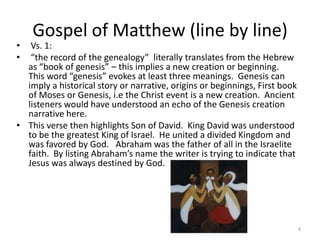 Genealogy of jesus | PPSX