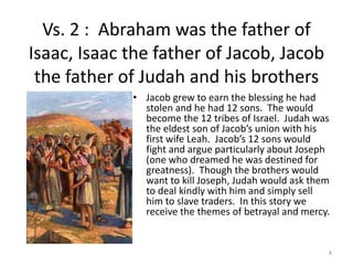Genealogy of jesus | PPTX
