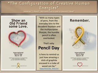 Genealogy of the pencil - based on “‘I, Pencil’: My Family Tree as told ...