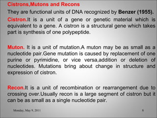 Gene and genetic code | PPT