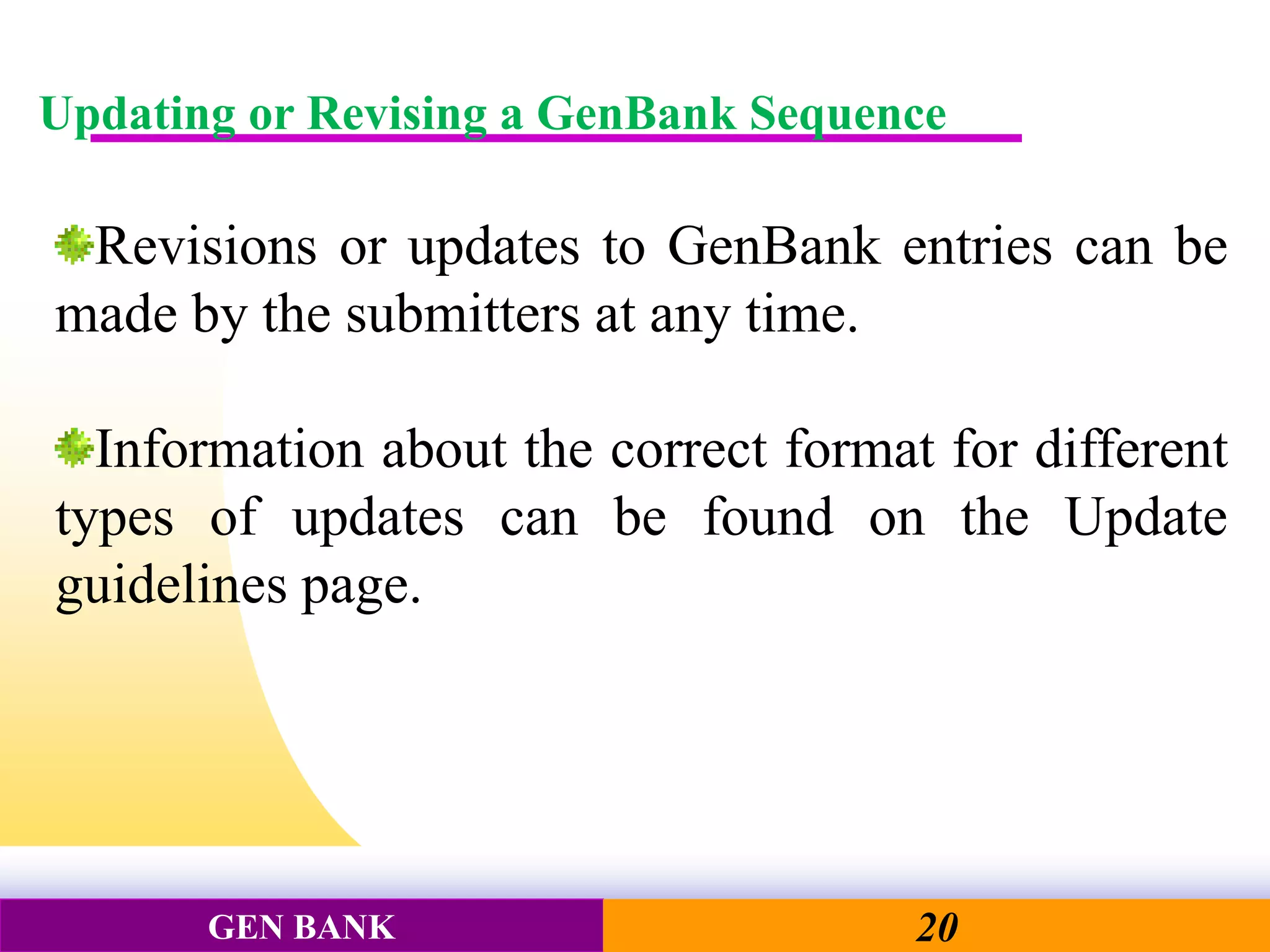 Gene bank by kk sahu | PPT