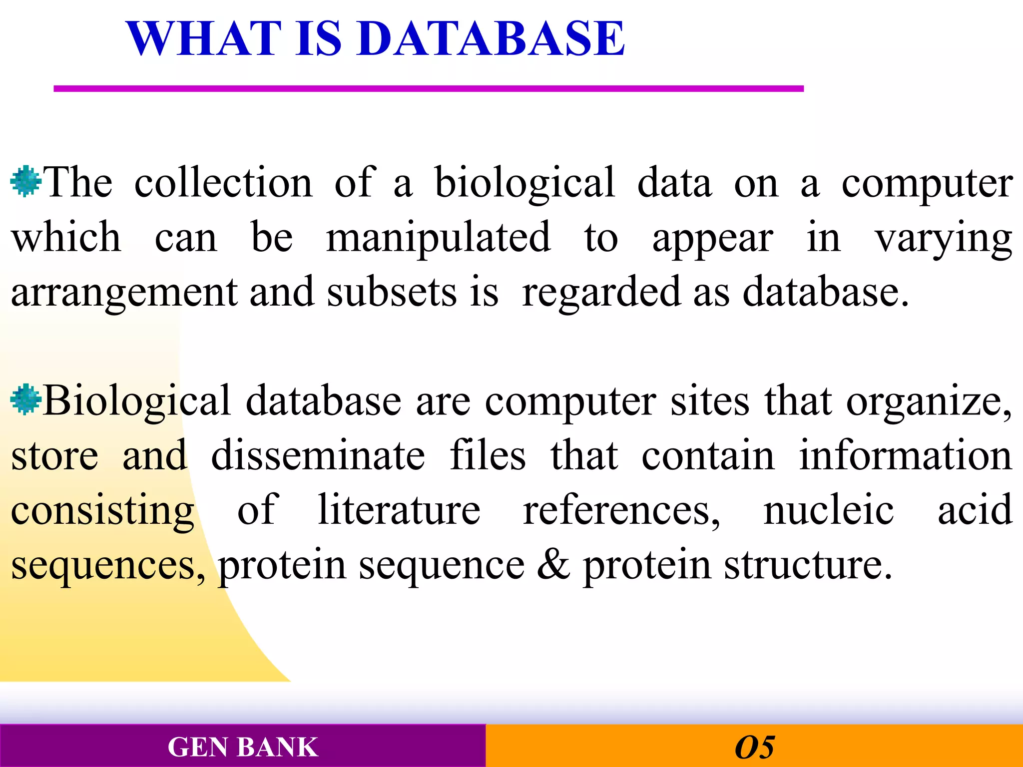 Gene bank by kk sahu | PPT