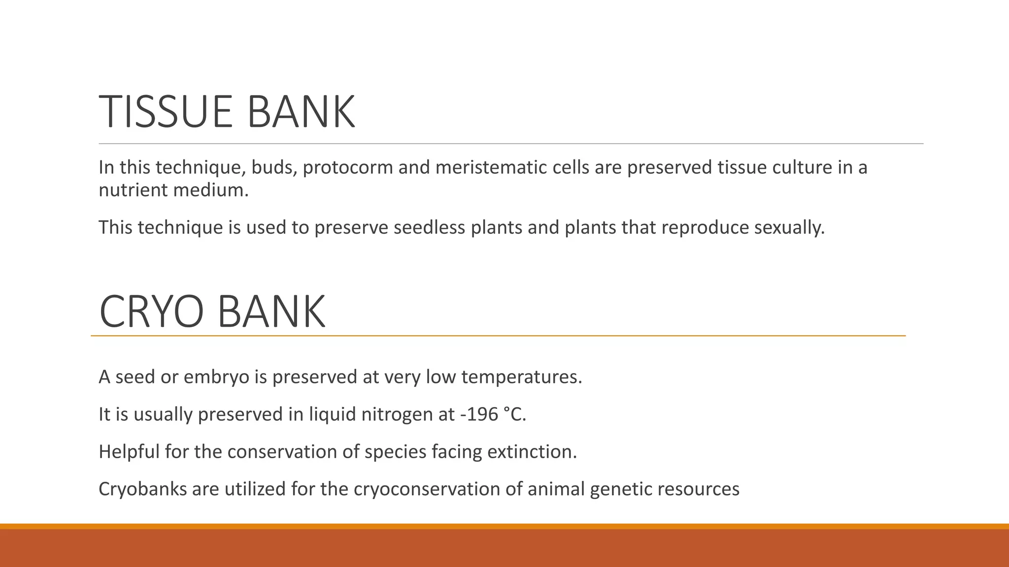 Gene bank and biobank | PPTX