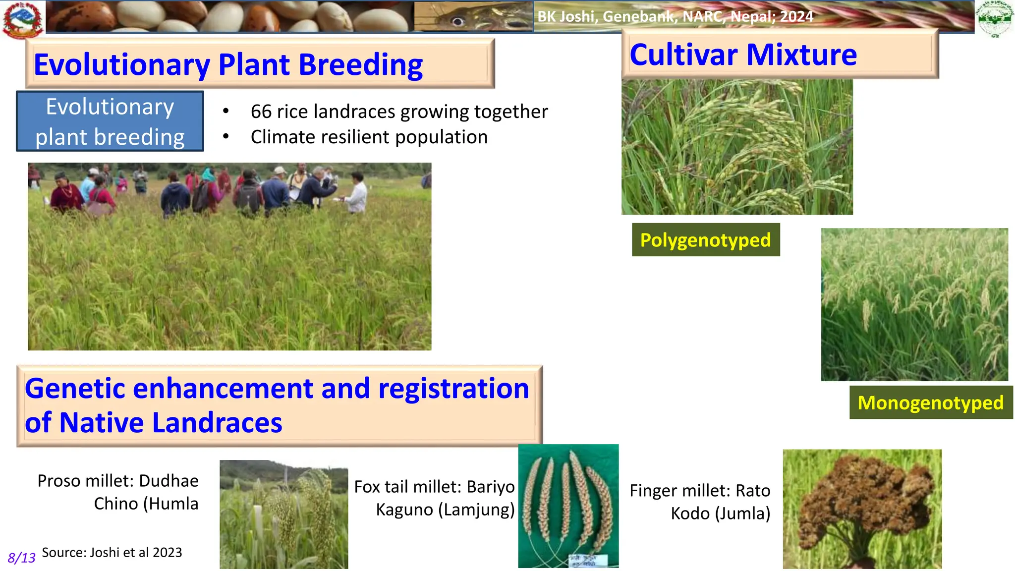 National Genebank (National Agriculture Genetic Resources Center) | PPTX