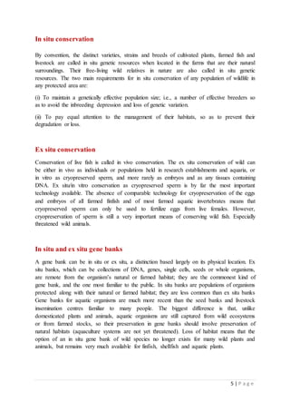 gene banking in fisheries | DOCX