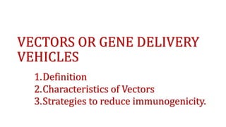 Gene based and cell based therapy in clinical medicine converted | PPT