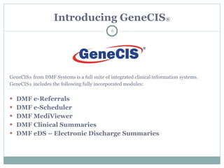 GeneCIS Communicating the Patient Journey | PPT | Healthcare Industry ...
