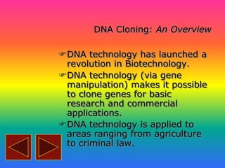 Gene cloning | PPT