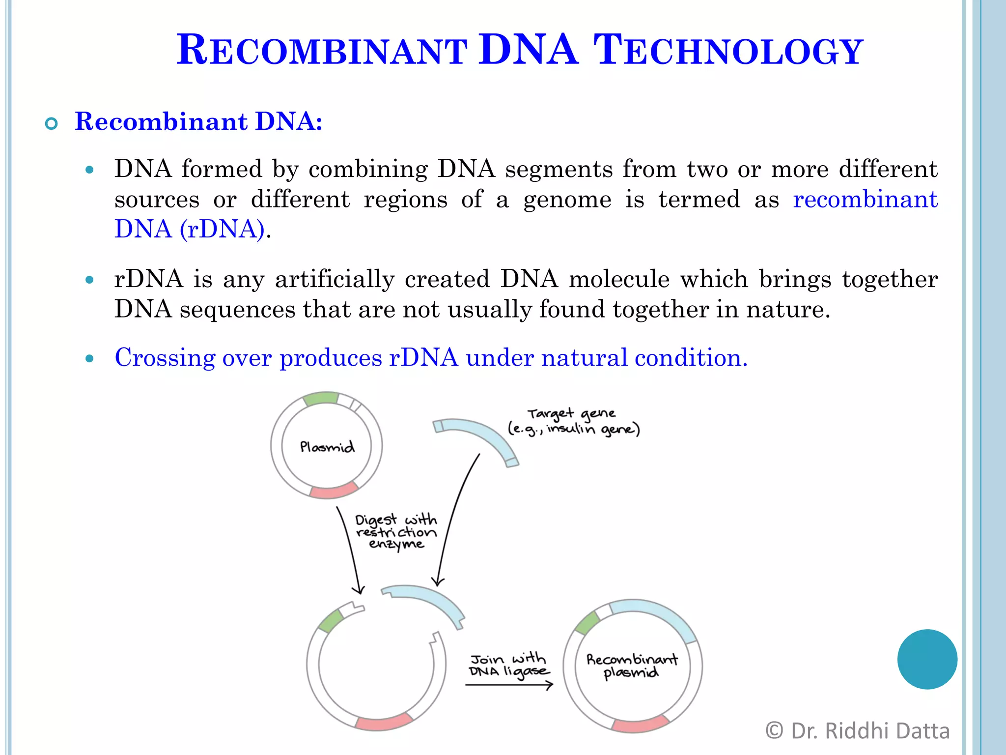 Basics of Gene cloning | PDF
