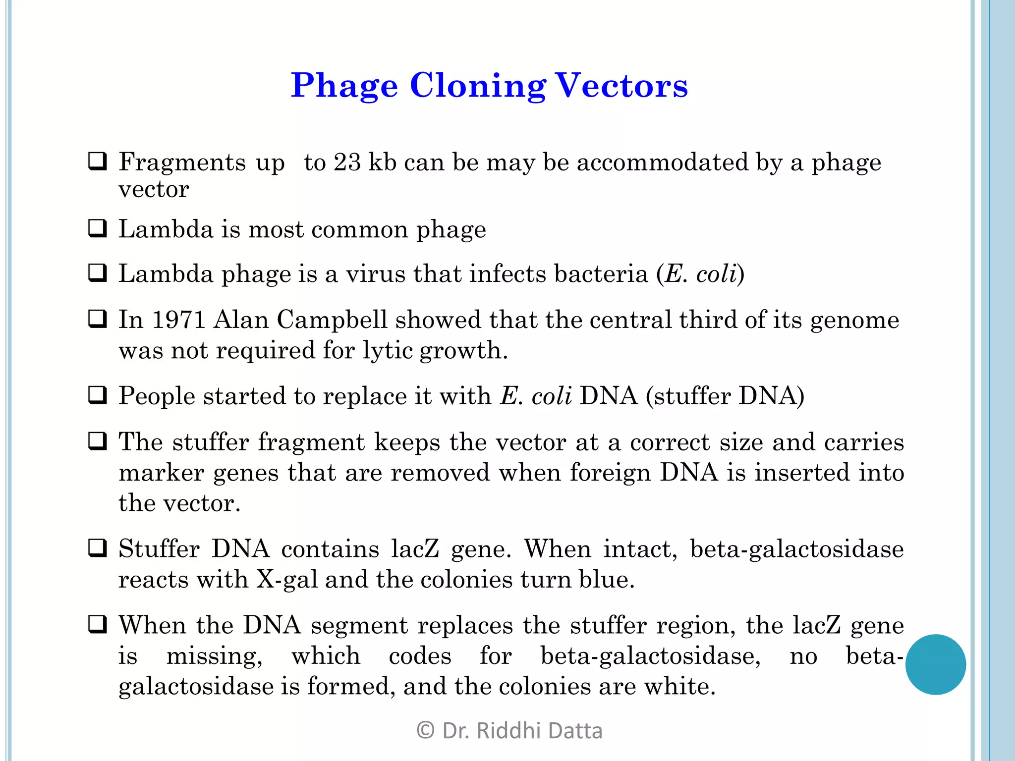 Basics of Gene cloning | PDF