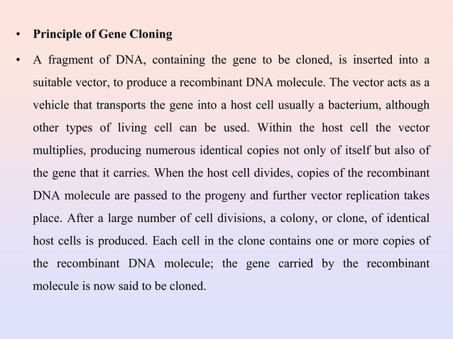 Gene Cloningppt 6929