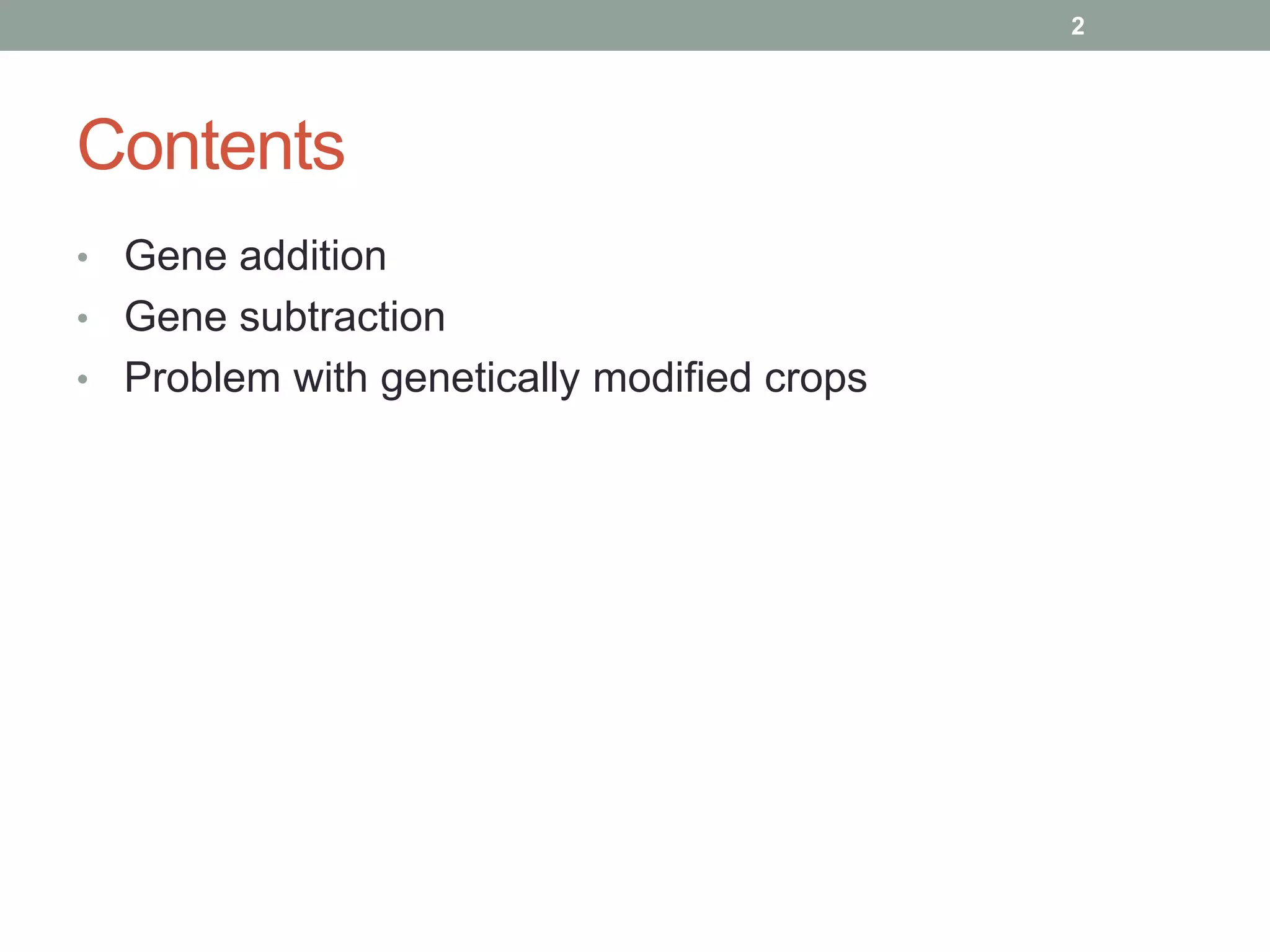 Gene cloning in agriculture | PPTX