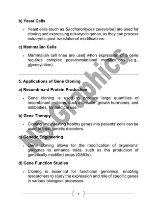 Gene Cloning its Tools & Methods in Detailed for B.Sc. Biotech/Botany ...