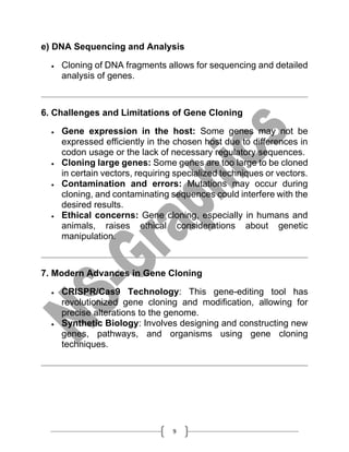 Gene Cloning its Tools & Methods in Detailed for B.Sc. Biotech/Botany ...