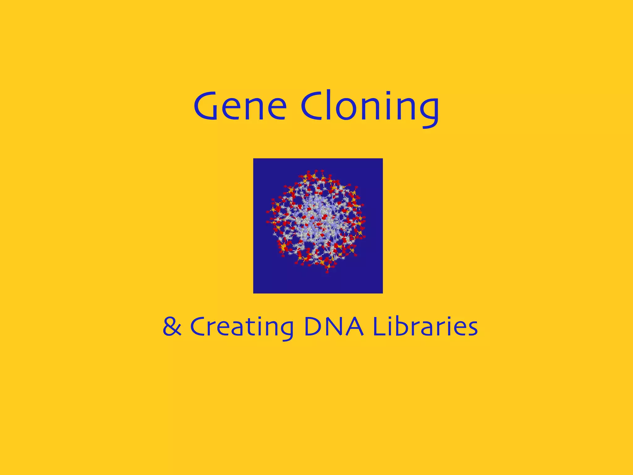 Gene Cloning Very Detailed Antibiotic Resistance | PPT