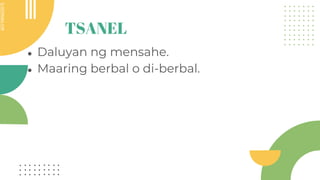 mga elemento at proseso ng isang komunikasyon | PPTX