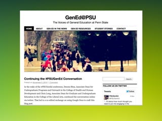 Radical Transparency in Gen Ed Reform at Penn State | PPT