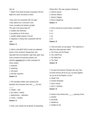 Genedandprofed | PDF