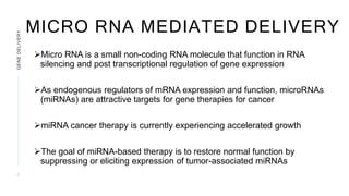 Gene Delivery : Introduction, approaches, gene delivery systems ...
