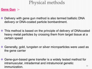 Gene delivery and gene therapy . Gene delivery , Gene therapy . | PPT