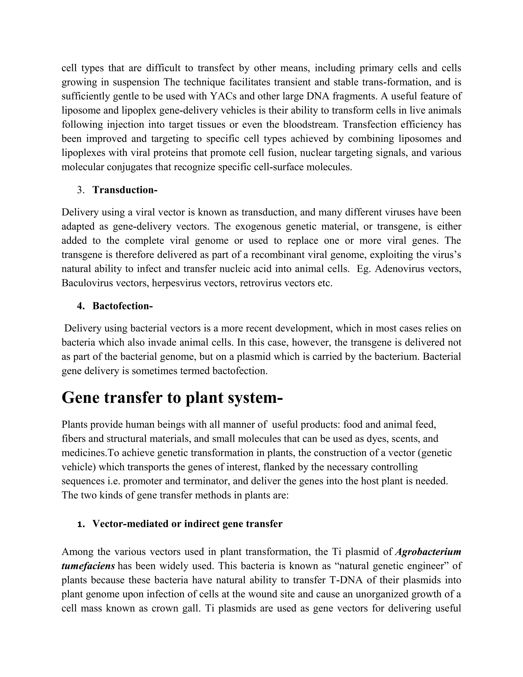Gene delivery System | DOCX