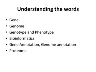 Gene discovery | PPTX