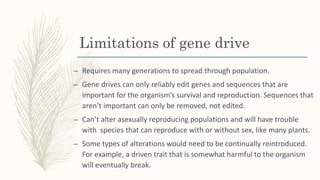 Gene drives | PPTX