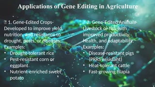 gene editing and cloning, the wonders of nature | PPTX