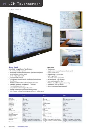 Genee world brochure | PDF