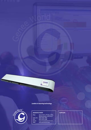 Genee world brochure | PDF