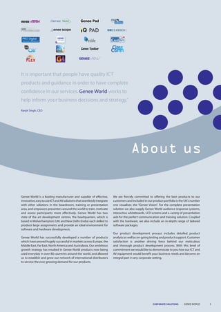 Genee world brochure | PDF