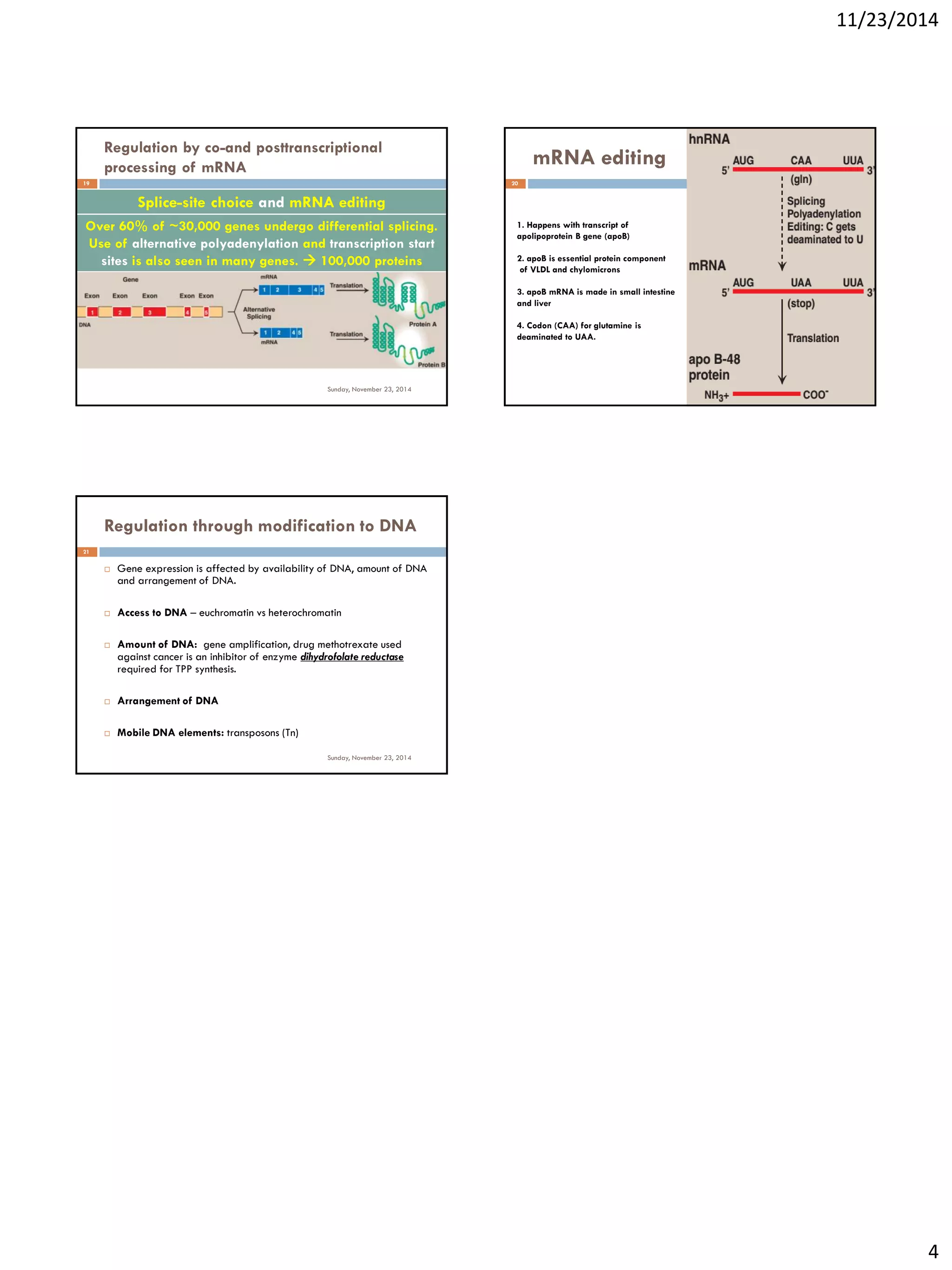 Gene expression | PDF | Chemistry | Science