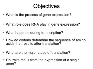 Gene expression---(Biochem) | PPT